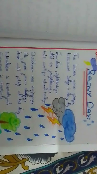 Rainy day...poem @easynotes85 - YouTube