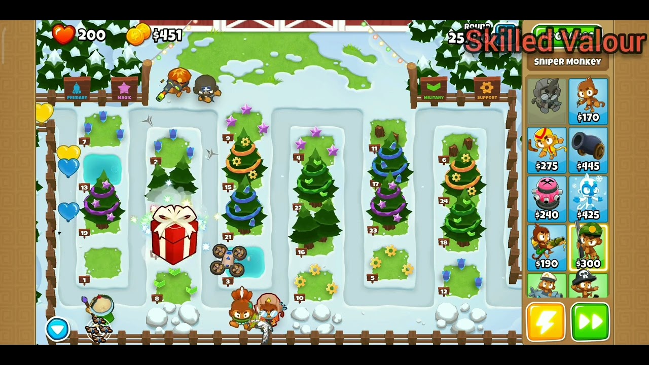 Bloons td 6,one two tree gameplay video - YouTube