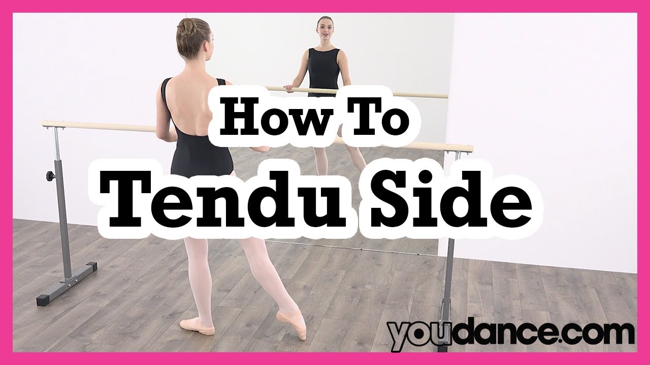 How to do a Tendu to the Side - Beginner Ballet | YouDance.com - YouTube