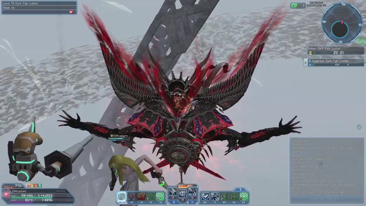 [PSO2 NA] Solo GU/HU SH Luther UQ - YouTube