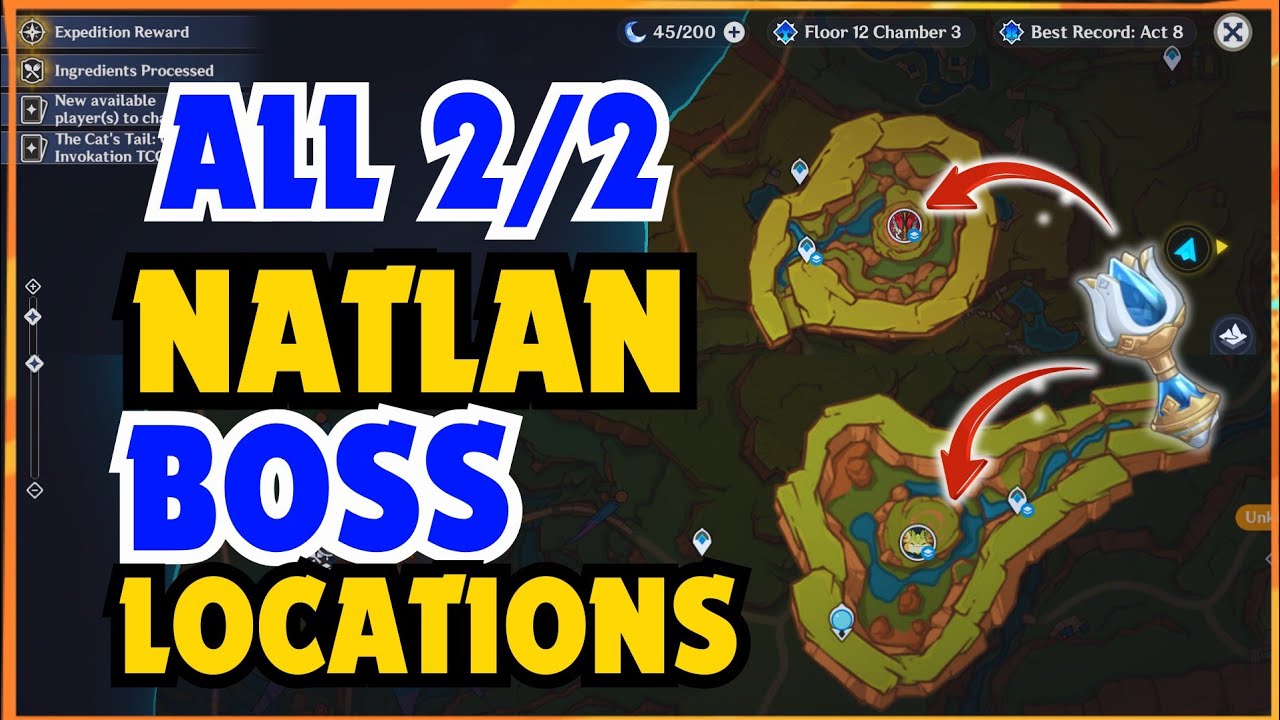 How To Unlock All Natlan Boss Locations Genshin Impact - YouTube