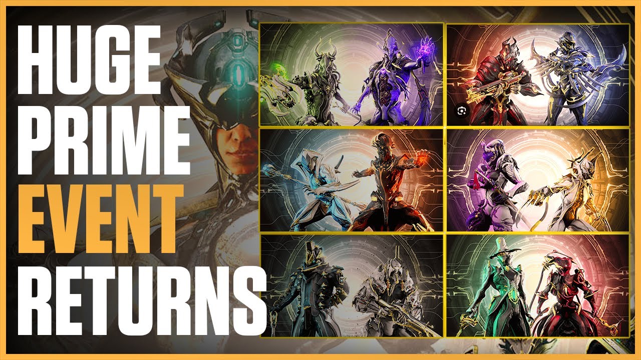 Warframe: HUGE Prime Event Returning & Christmas Event - YouTube
