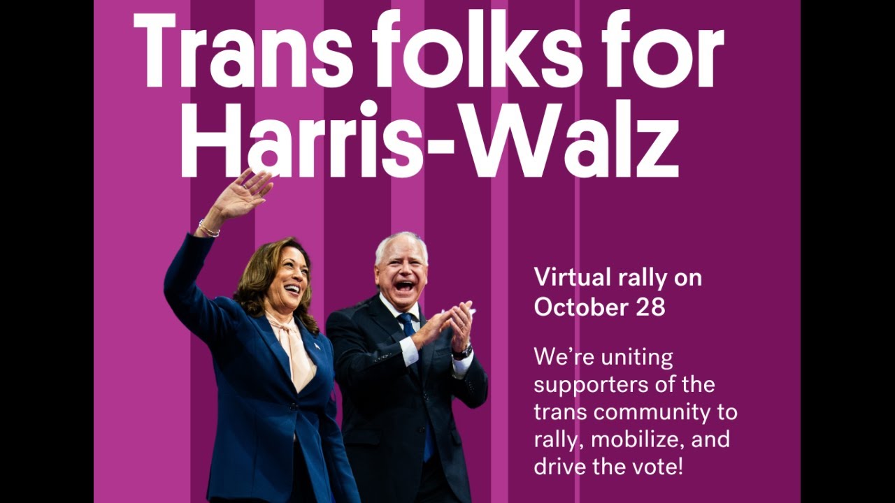 Trans Folks for Harris/Walz Virtual Rally! - YouTube