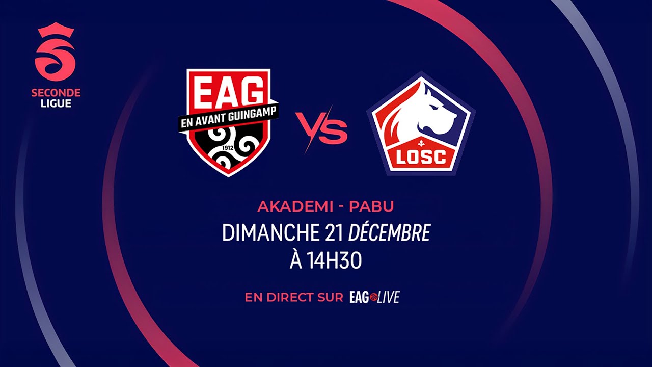EAG - Lille OSC | Seconde Ligue - 9e journée - YouTube