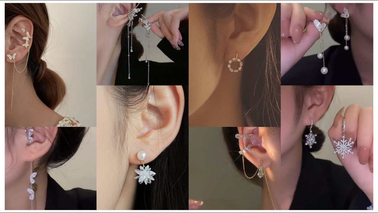 Latest Newest Very Small Earrings Ideas for Ladies|Unique Designs ...