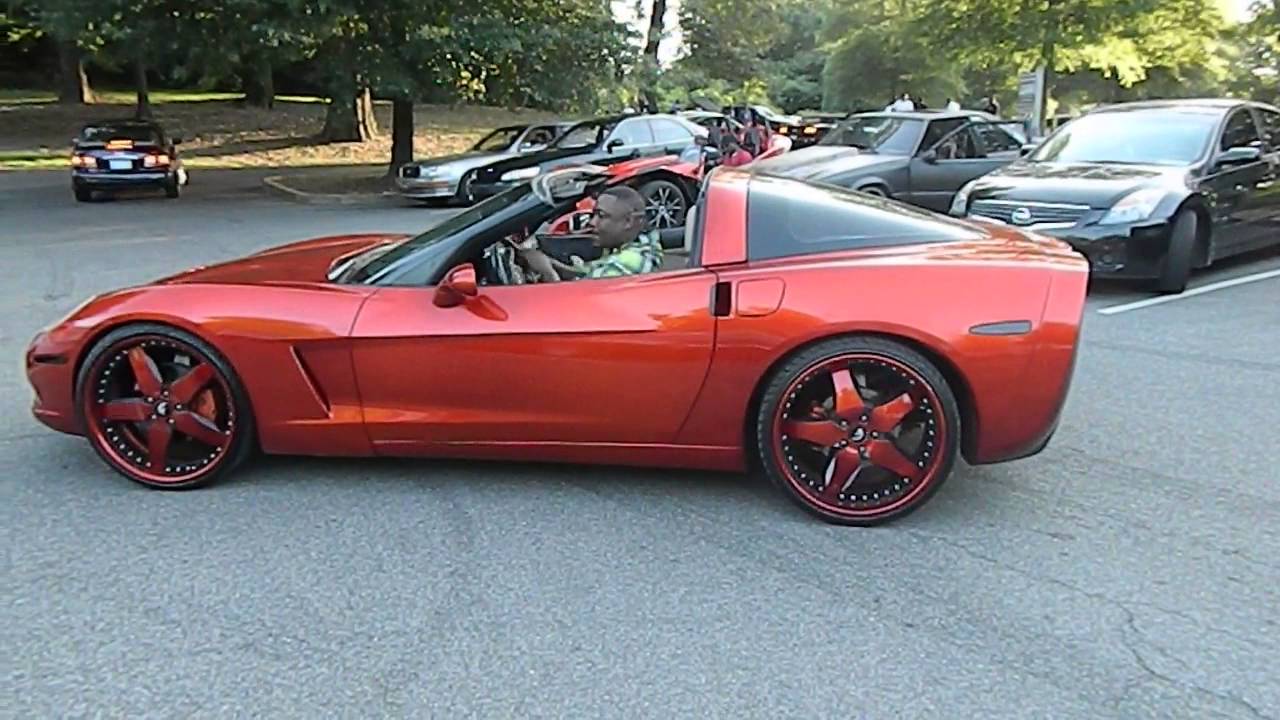 Candy Orange Chevrolet Corvette on Forgi's at Mlk Park - YouTube
