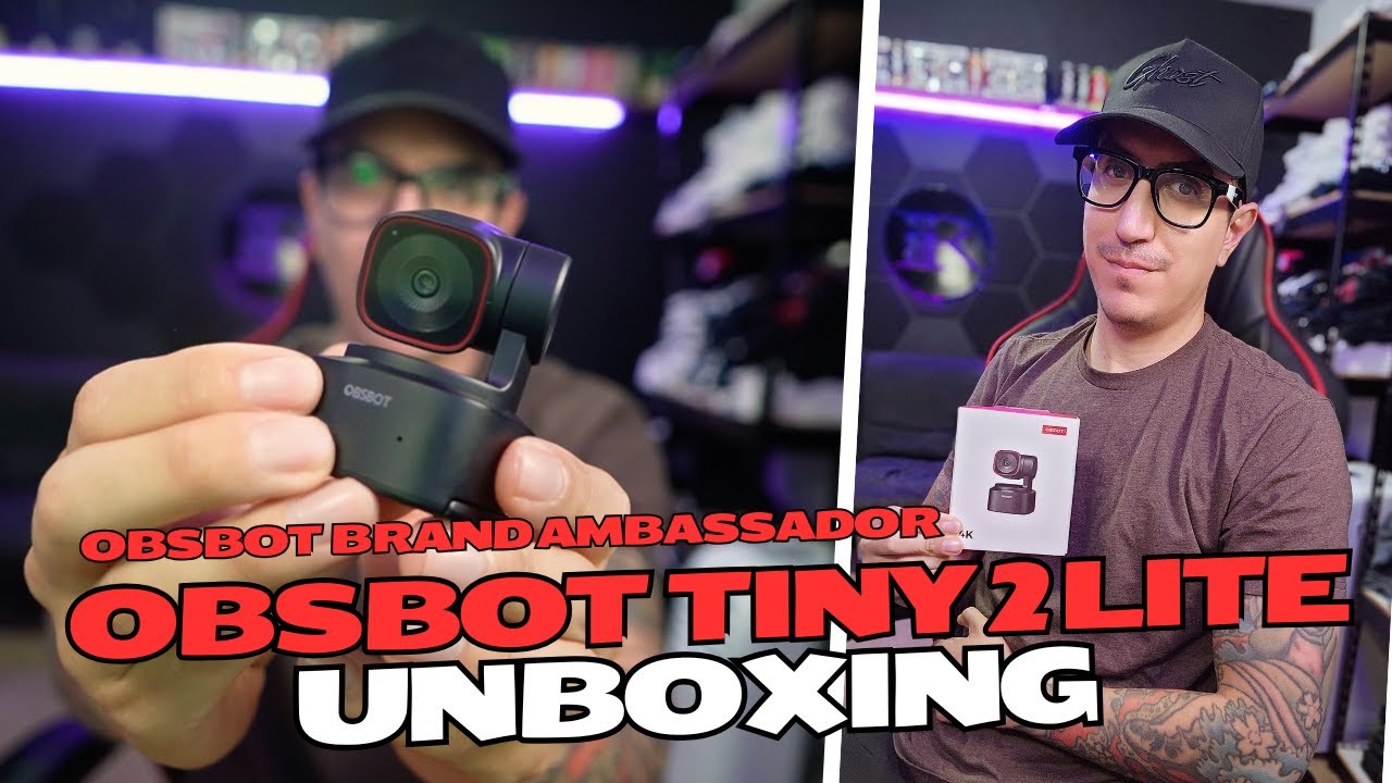 OBSBOT TINY 2 LITE UNBOXING - OBSBOT BRAND AMBASSADOR - YouTube