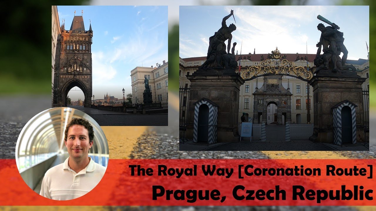 The Royal Way [Coronation Route] in Prague | Walking Tour Time Lapse ...
