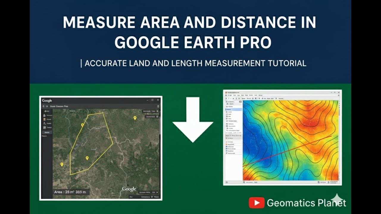 Measure Area and Distance in Google Earth Pro | Accurate Land and ...