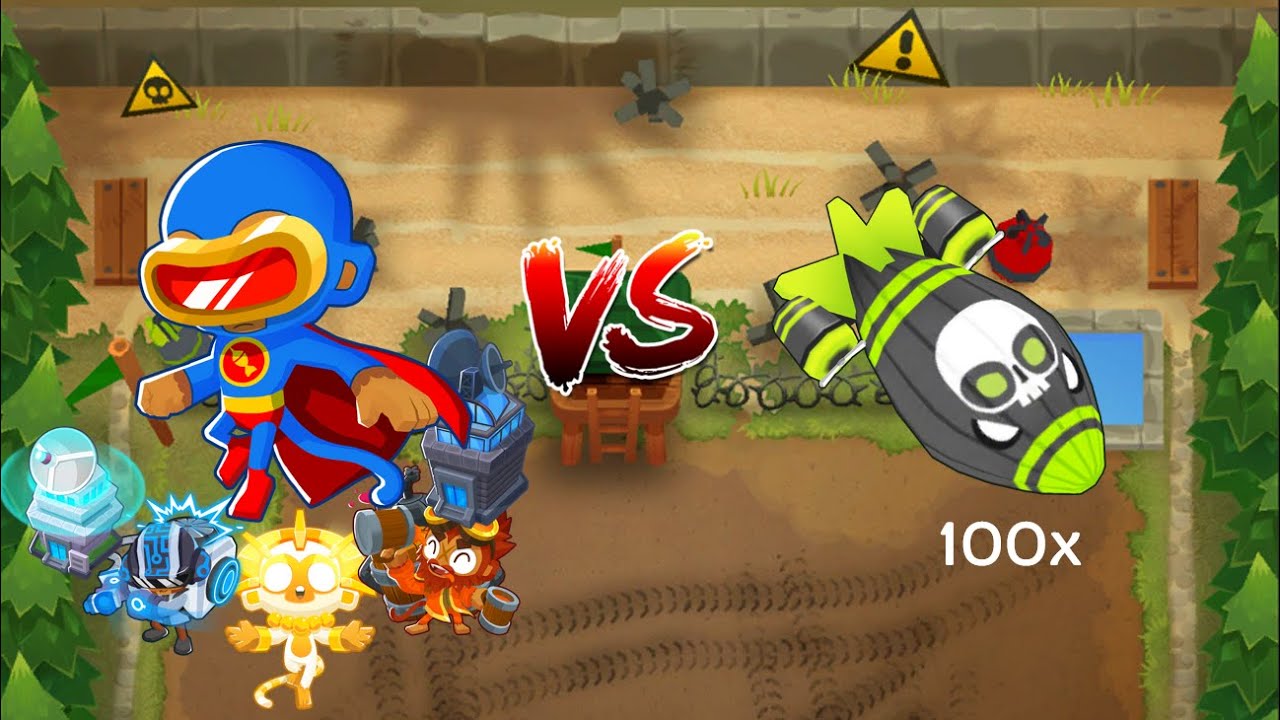God Boosted Laser Blasts Super Monkey vs 100 ZOMG’s BTD6 - YouTube