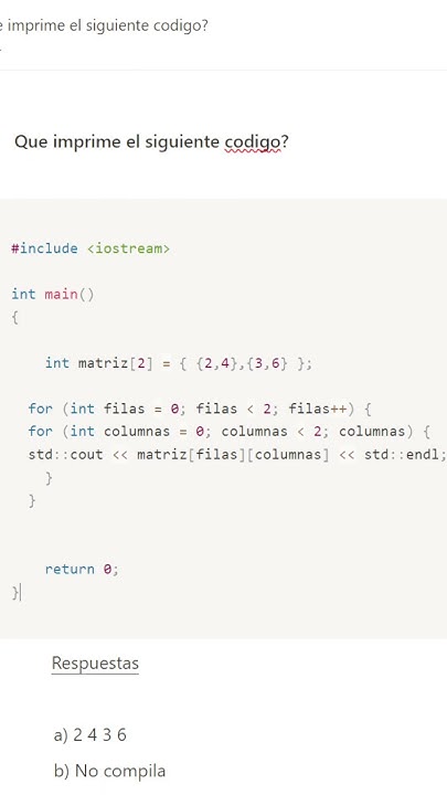 Que imprime el siguiente codigo? (50) #c #cplusplus #c++ #visualstudio #windows #programacion ...
