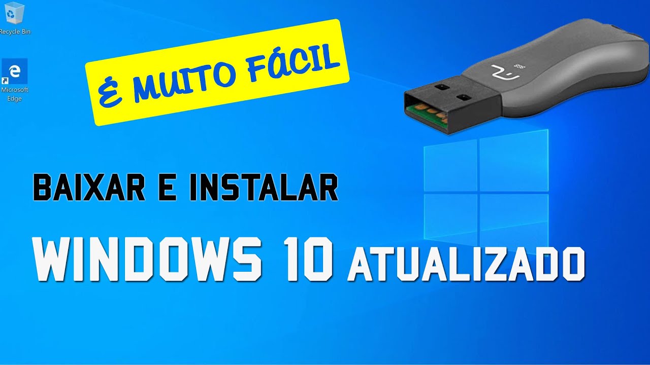 Como instalar o Windows 10 ORIGINAL com pen drive bootável - YouTube