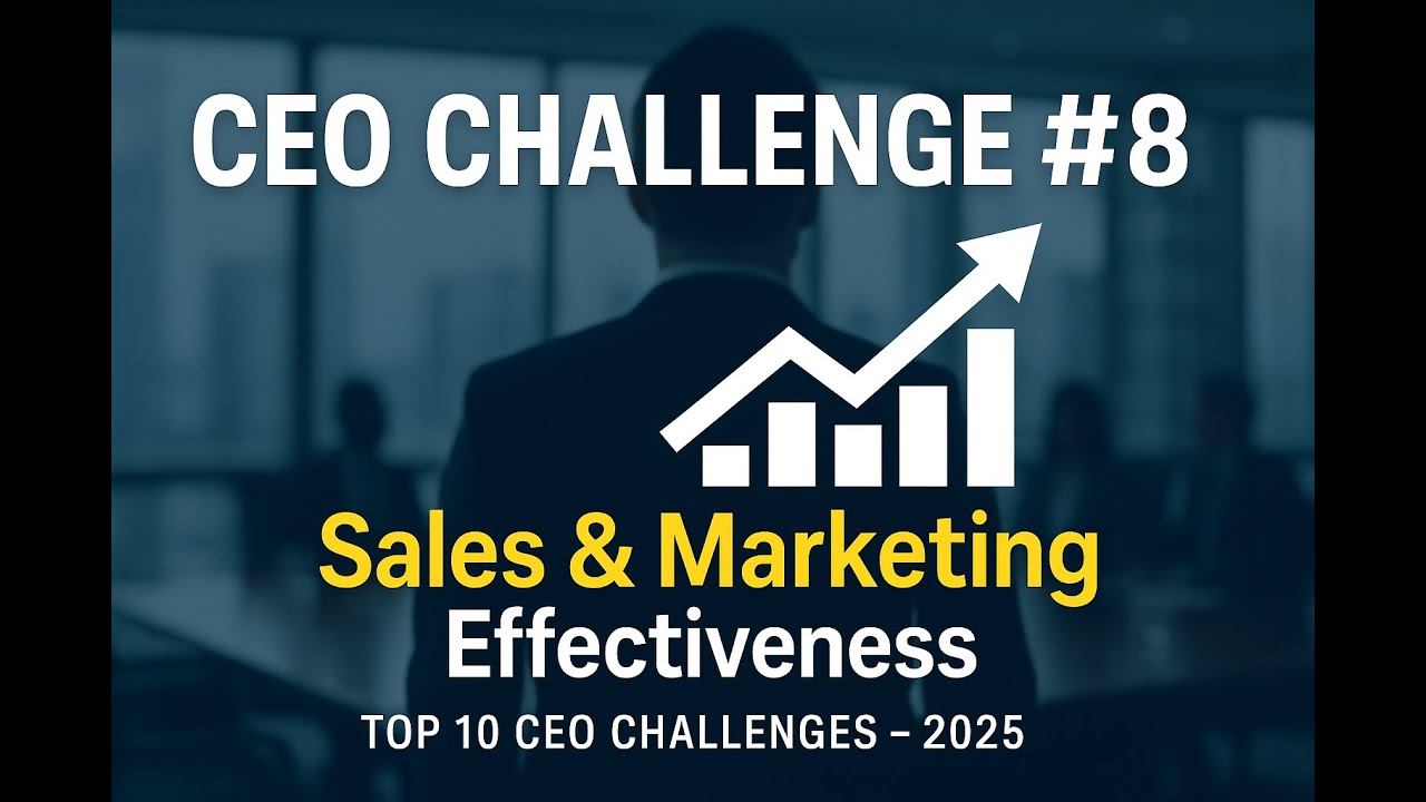 Top 10 CEO Challenges - 8 Sales and Marketing Effectiveness - YouTube