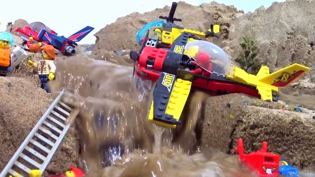 LEGO DAM BREACH VIDEOS - LEGO FLOOD DISASTERS - YouTube
