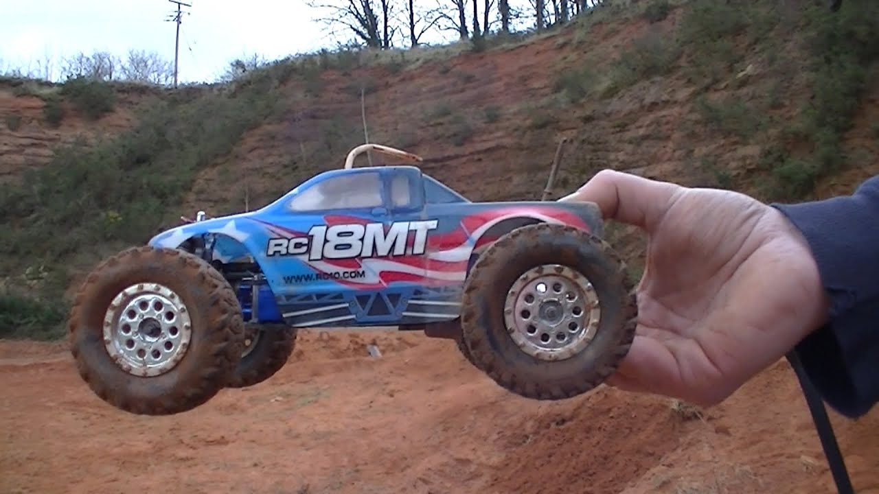 RC18MT/Mini Rival @Quarry Bash #12 - Castle MMP 5400kv 7.4v 2s LiPo ...