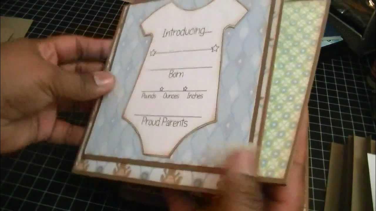 6x6 Mini Album tutorial - Part 1 - YouTube