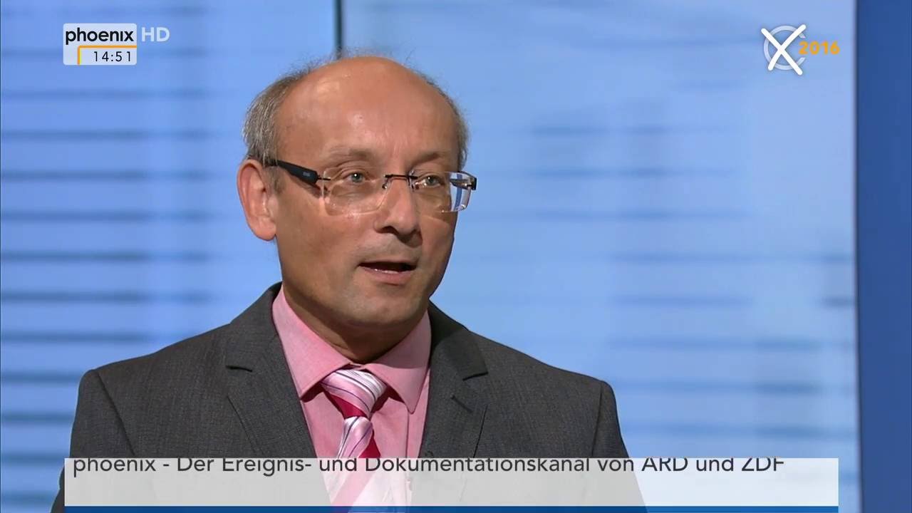 Berliner Abgeordnetenhauswahl 2016: Prof. Emanuel Richter im Studiotalk ...