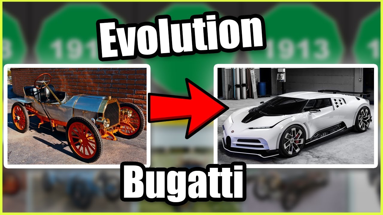 Evolution of Bugatti | History of Bugatti (1908 - 2022) - YouTube