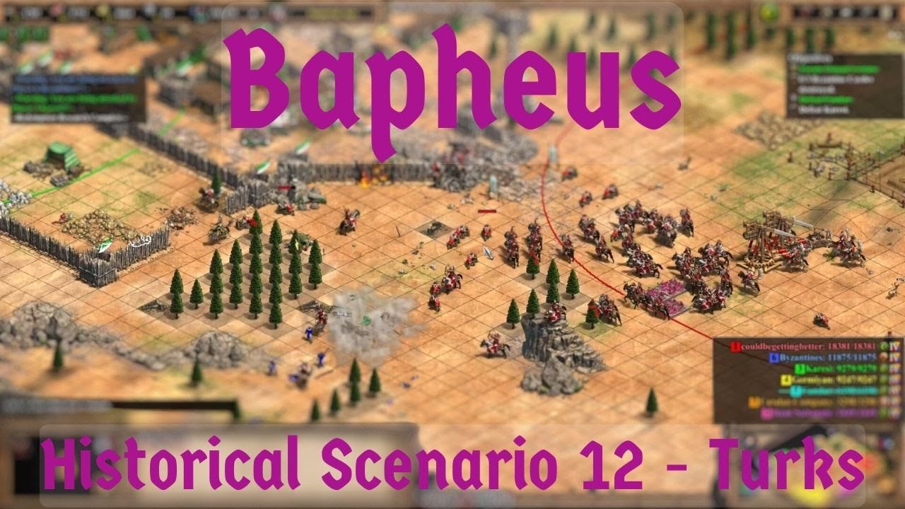 Bapheus - Turks Historical Scenario - AOE2 DE - YouTube