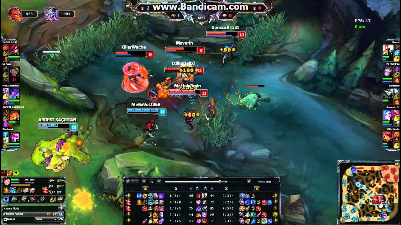 LoL Gnar+Katarina Pentakill - YouTube