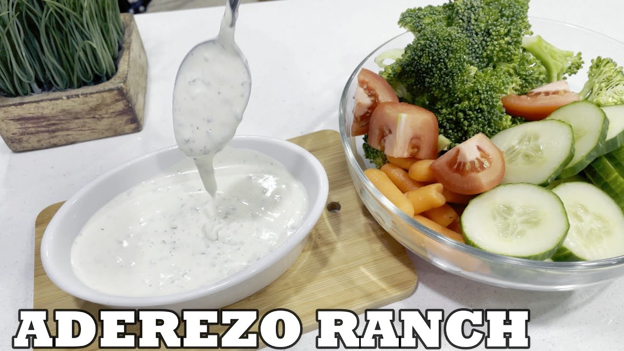 AUTENTICO ADEREZO RANCH CASERO - YouTube