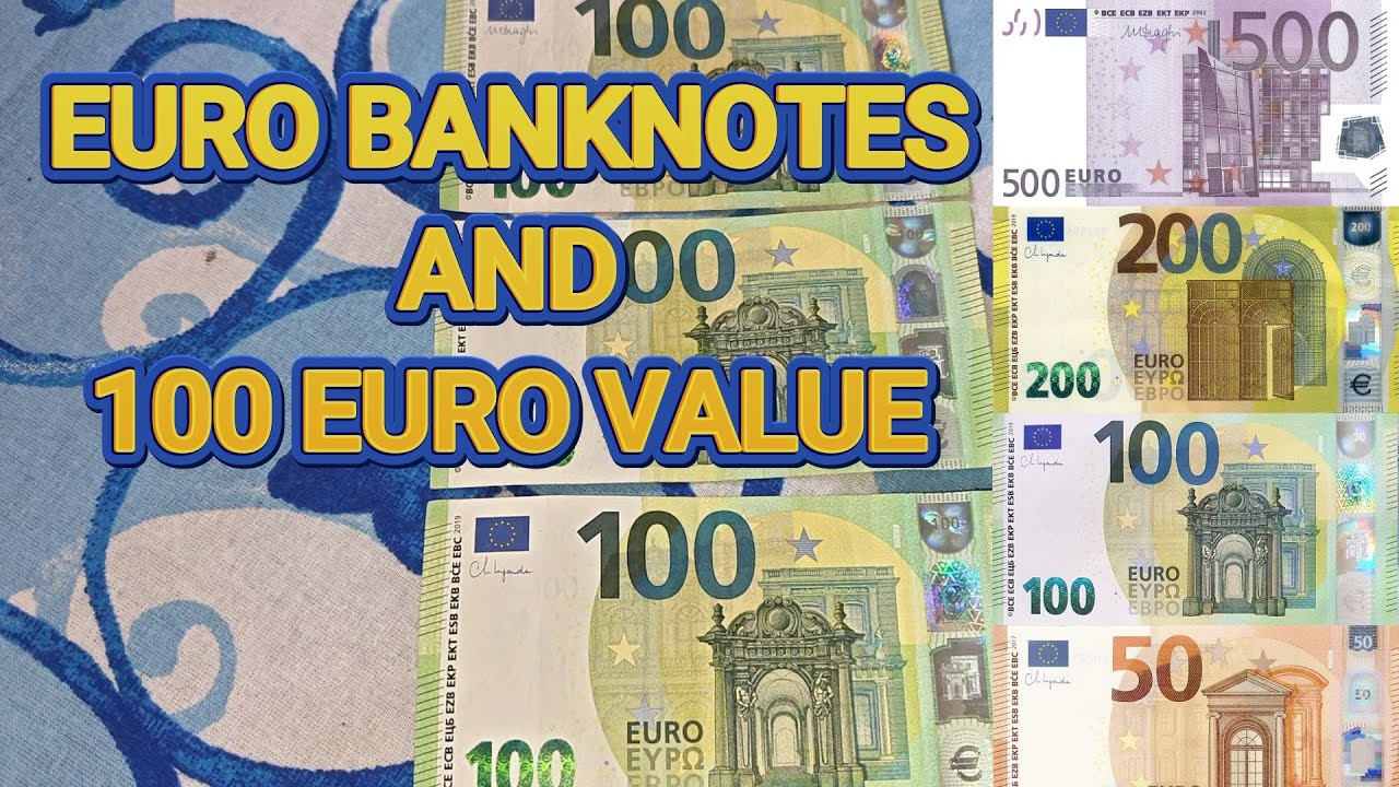 Euro Banknotes and 100 Euro Value - Currency Universe - YouTube