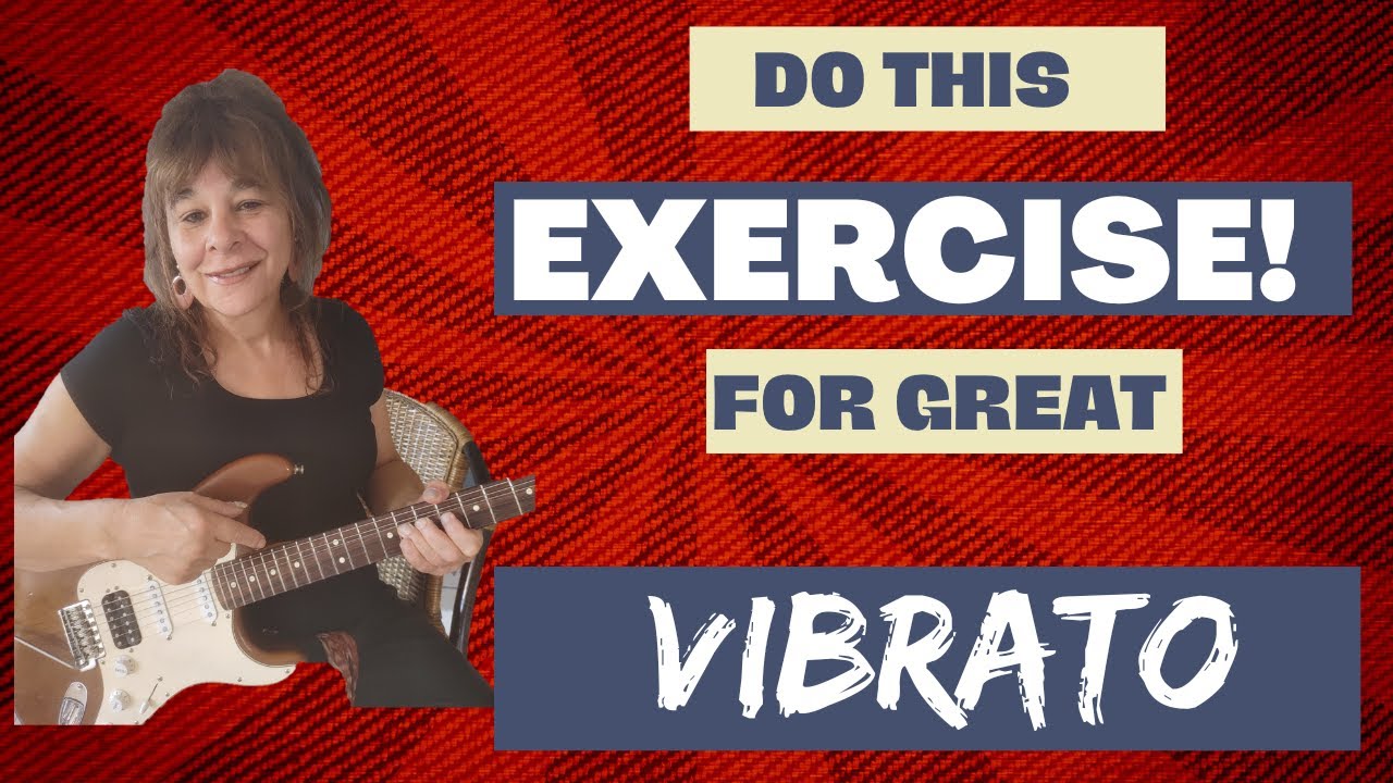 2 Step exercise for GREAT VIBRATO On Your Bends! #guitartechnique, # ...