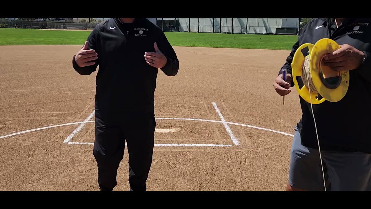 setting up the Softball Field - YouTube