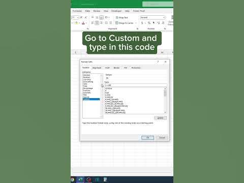 Custom Format in Excel‼️ #excel - YouTube