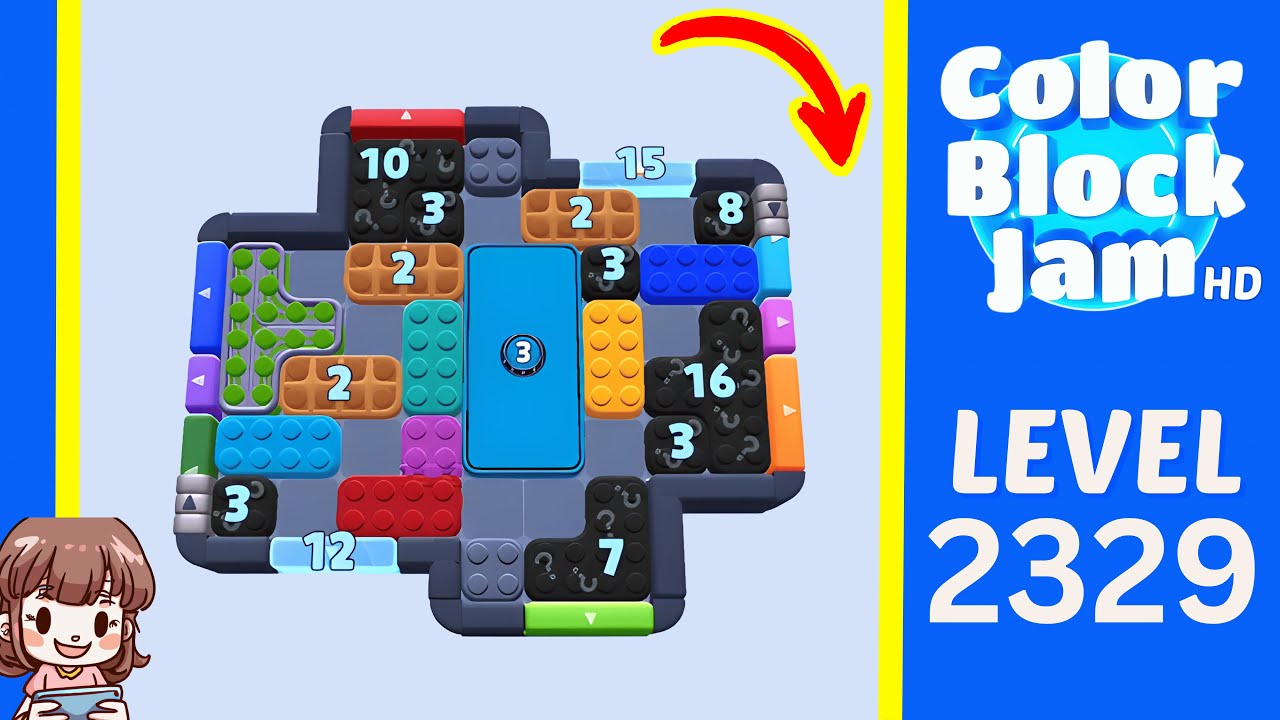 Color Block Jam Level 1420 (2329) Solution Walkthrough - YouTube