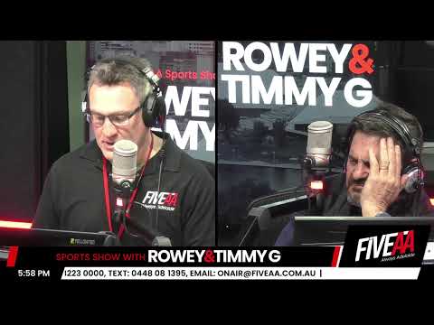 WATCH LIVE: Sports Show with Rowey & Timmy G