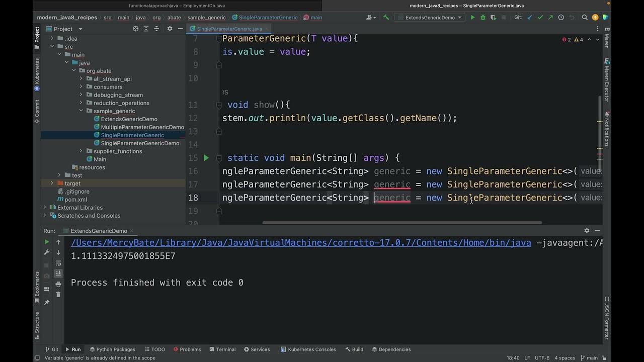 Single Parameter Generic - YouTube