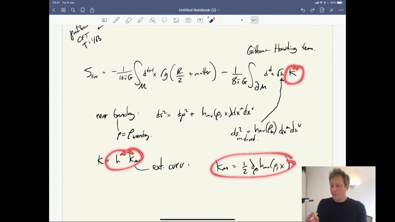 Toby Wiseman - Gravity and Black Holes in AdS (4/4) - YouTube