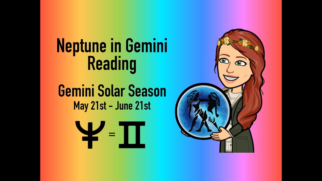 NEPTUNE IN GEMINI: Gemini Solar Season Readings 2023 - YouTube