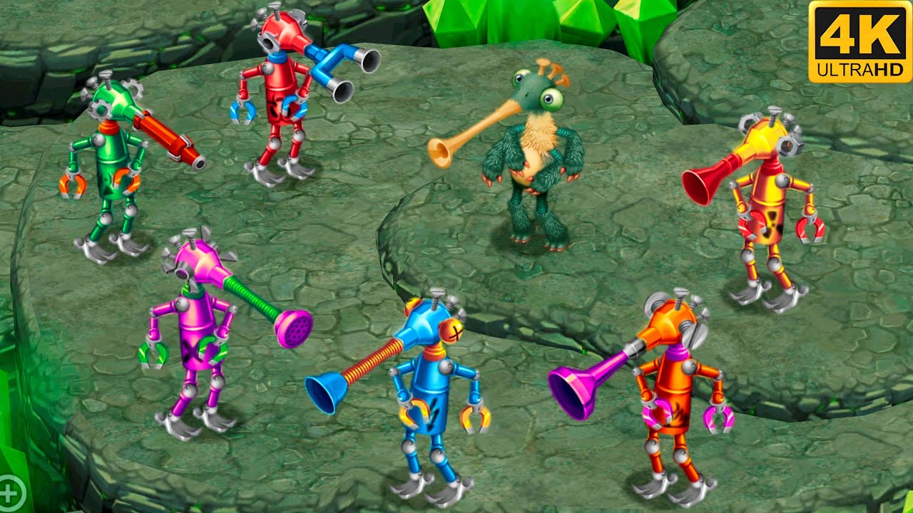 Prismatic Floogull - all versions (My Singing Monsters: Dawn Of Fire ...