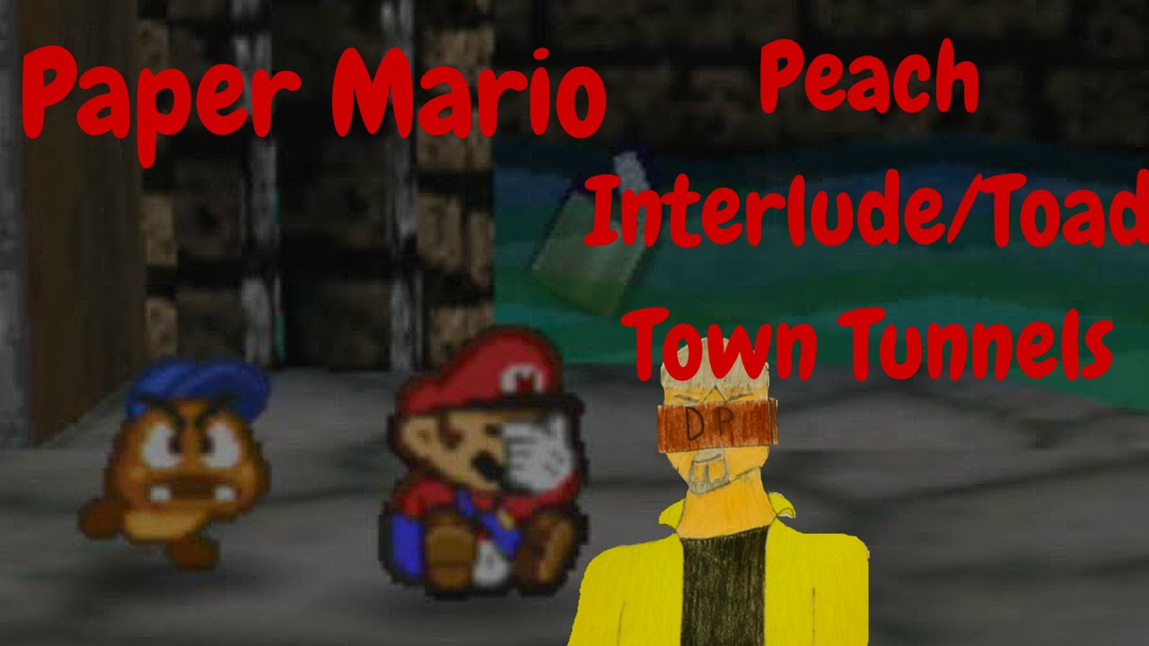 Paper Mario Peach interlude/Toad Town Tunnels - YouTube