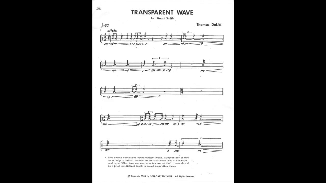 "Transparent Wave" by Thomas DeLio - YouTube