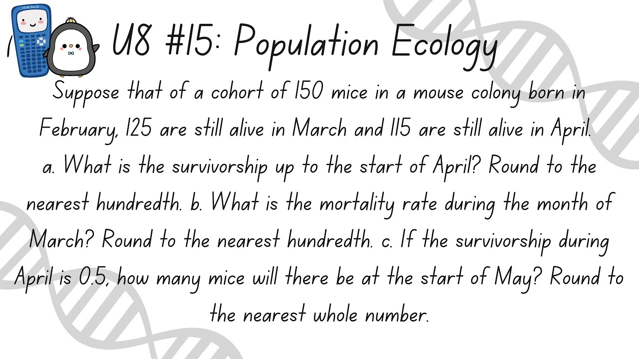 AP Bio Math Minute: Population Ecology - YouTube