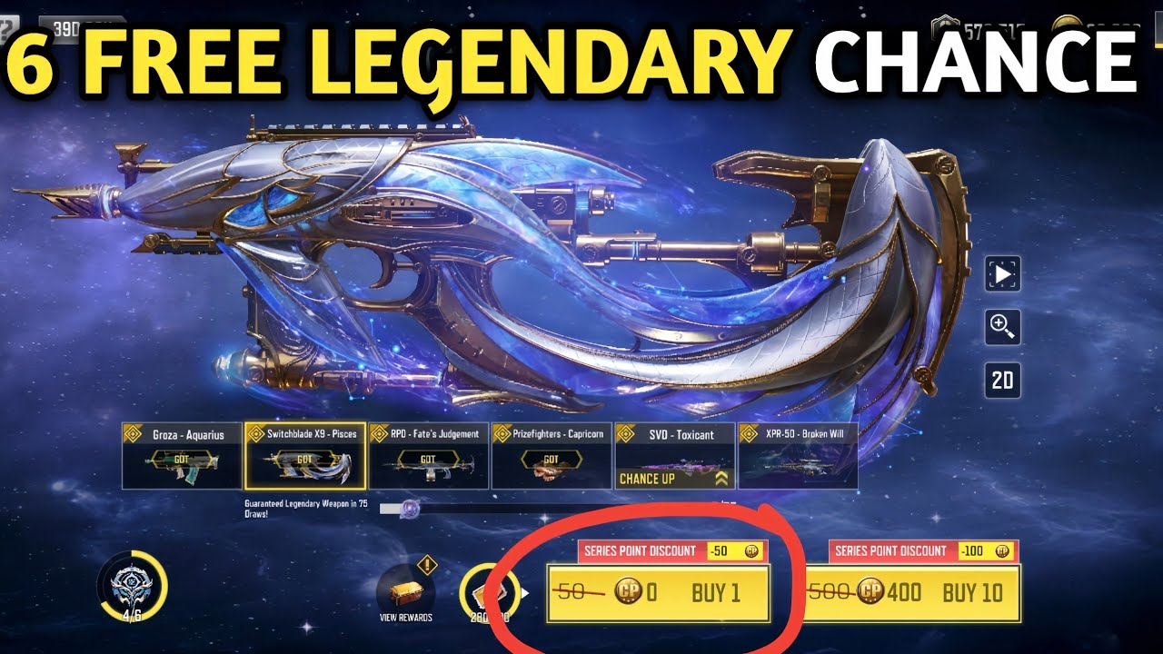 6 Free legendary chance in 1 draw | New Zodiac series armory CODM - YouTube