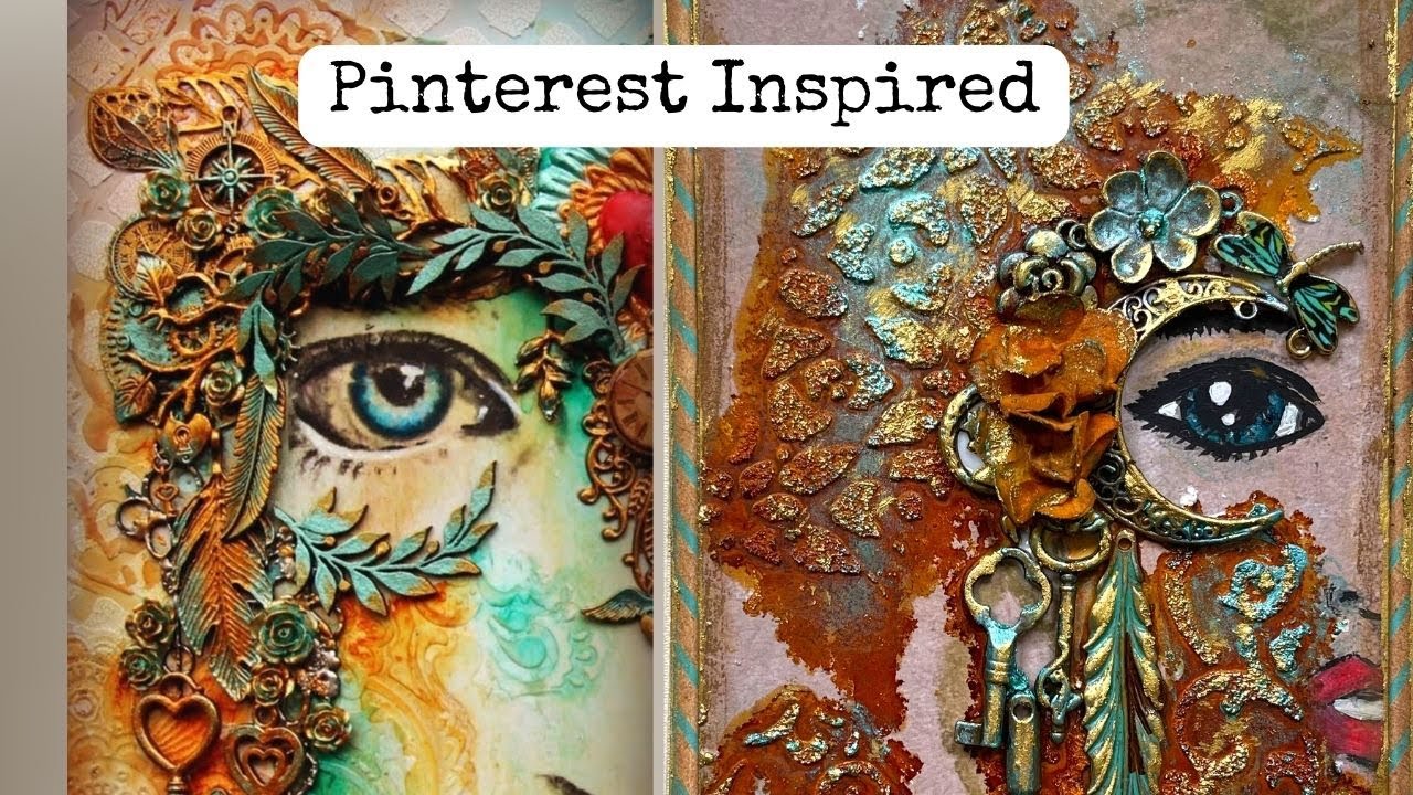 Pinterest Inspired– How To Make It Your Own! Creating a Mixed Media Tag ...