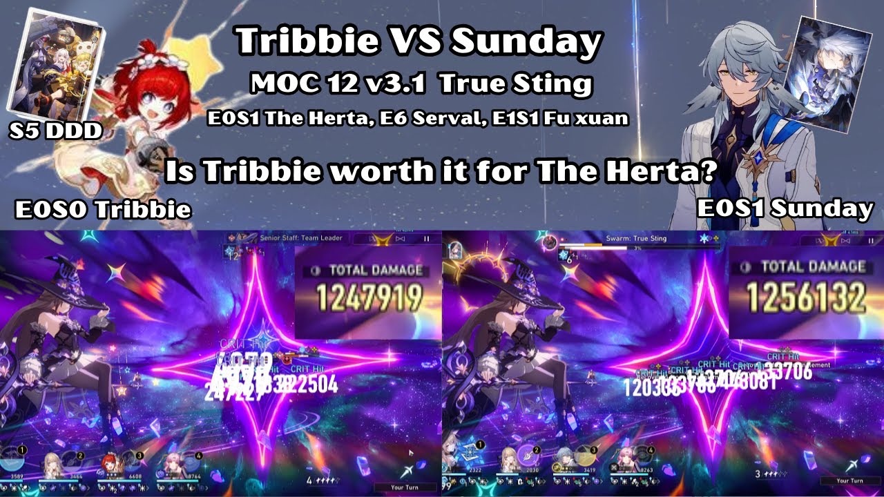 3.1 MOC 12 | E0 Tribbie DDD vs E0S1 Sunday | Who Clears Faster? Tribbie ...