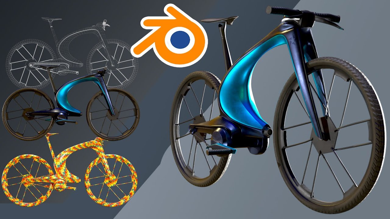 How to Model a Bike in Blender |Timelapse Tutorial - YouTube