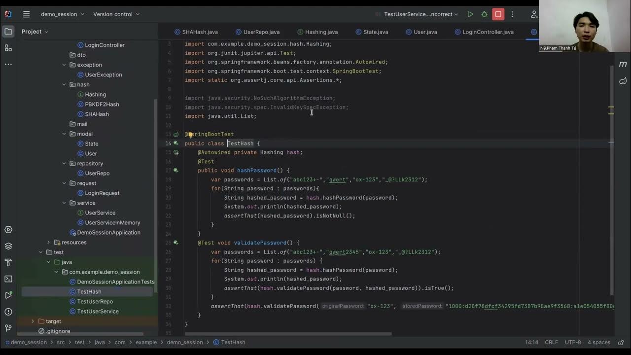 Demo UnitTesting bằng JUnit (Spring Boot MVC) - YouTube