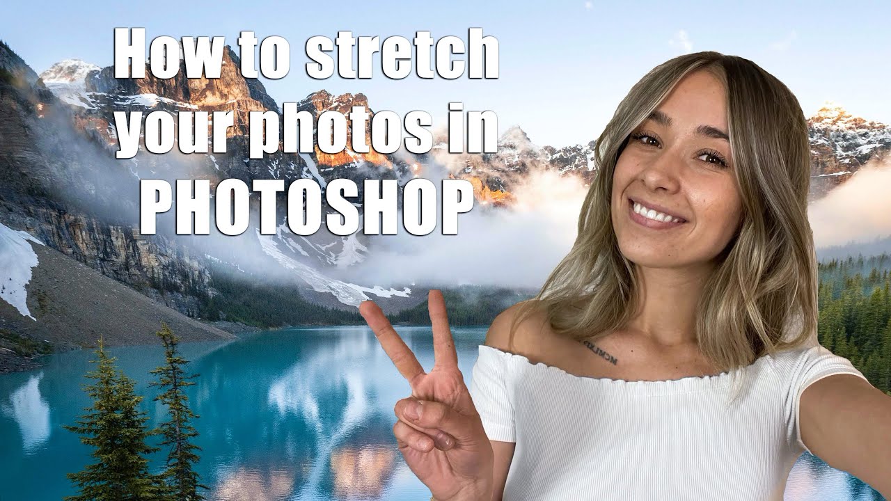 How to stretch your image using photoshop - In TWO DIFFERENT WAYS ...