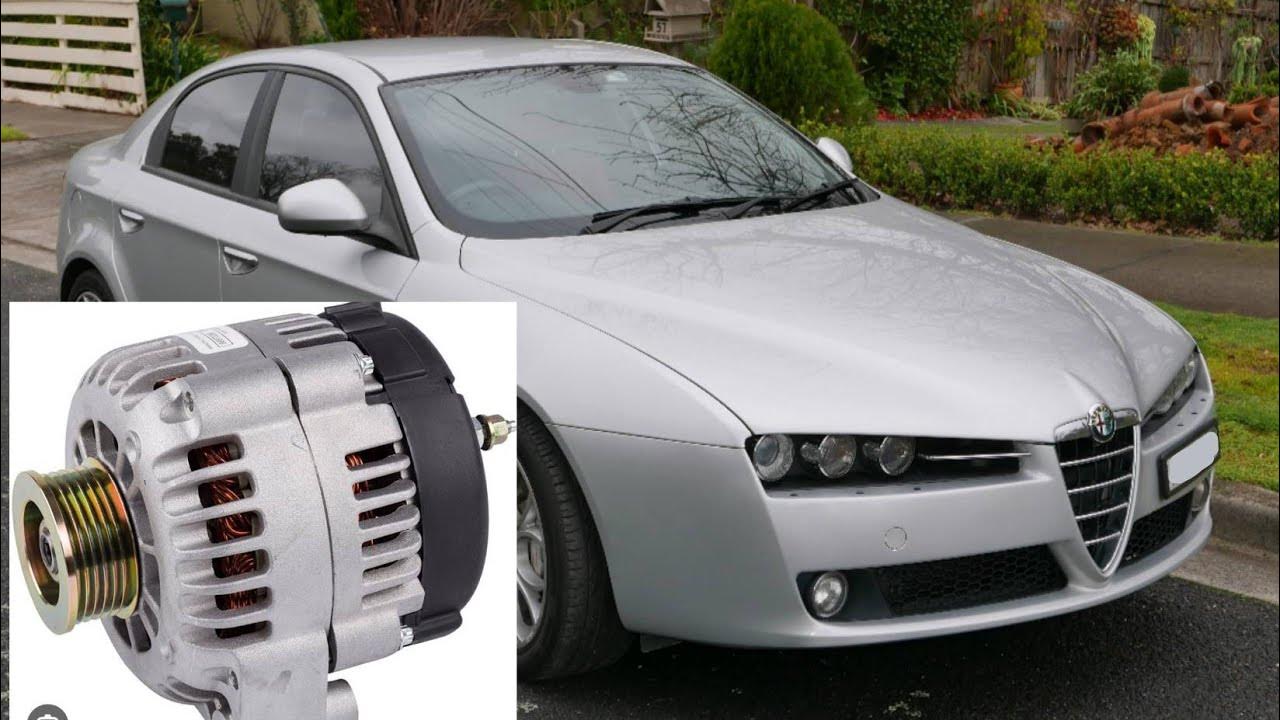 Jak wymienić alternator Alfa Romeo 159 1,9 JTDm 150km wyjąć demontaż alternatora wymontować ...