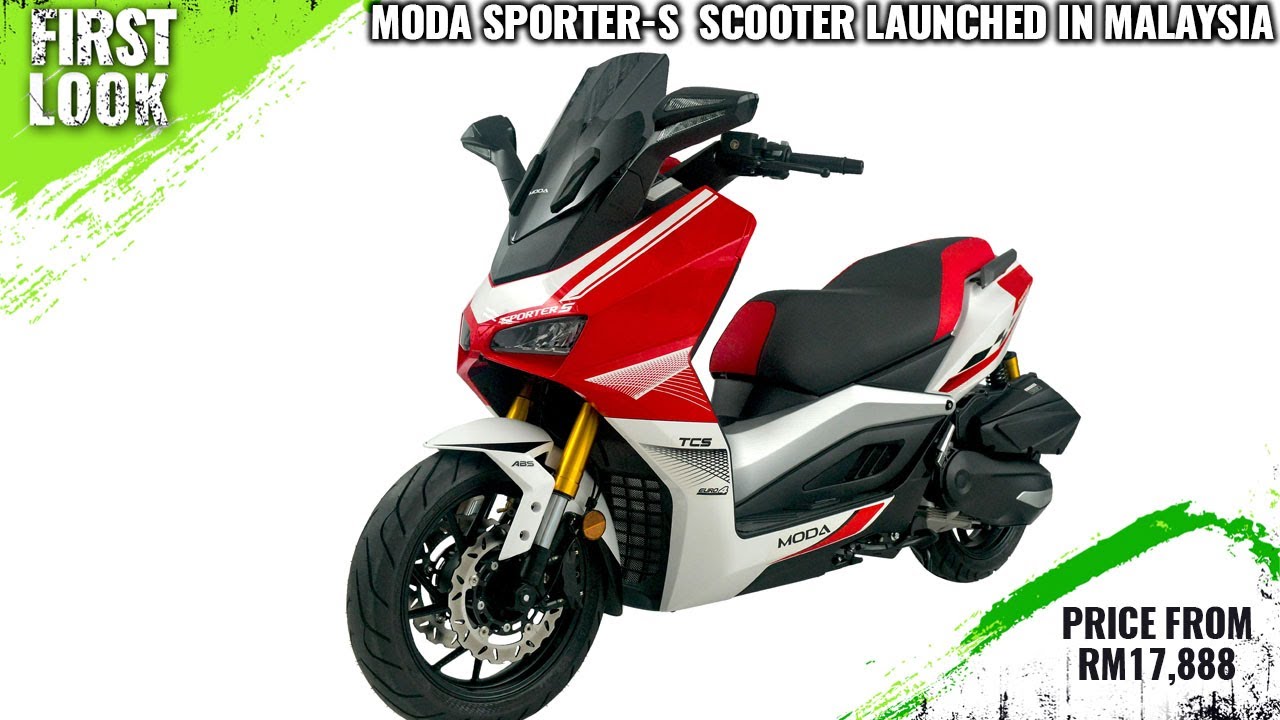 2025 Moda Sporter-S Scooter Launched In Malaysia - Price From RM17,888 ...