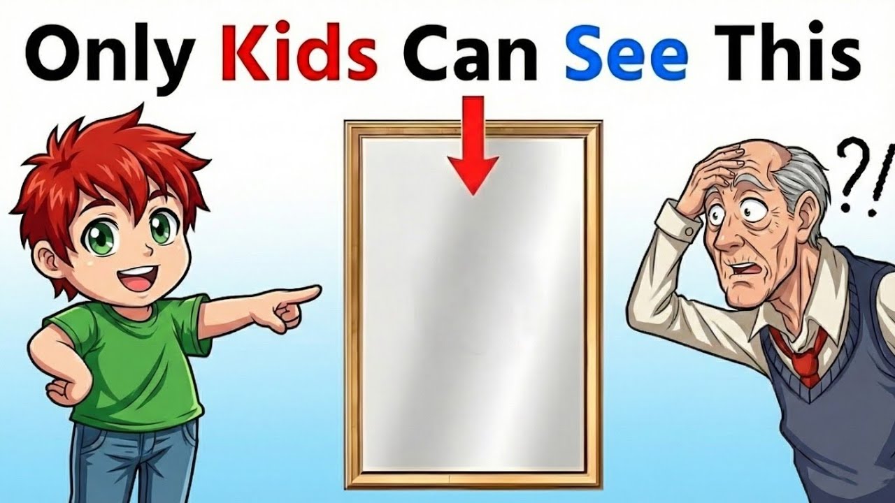 Only Kids Can see something in this Mirror...(Hurry Up!) - YouTube