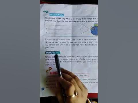 Class- 2 Sub - Computer Ch-8 ( Data and Memory) - YouTube