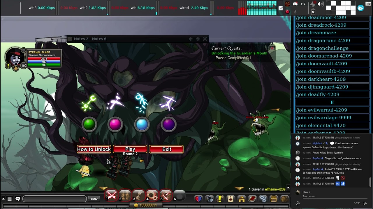 AQW Elfhame Unlocking the Guardian's Mouth QUEST - YouTube