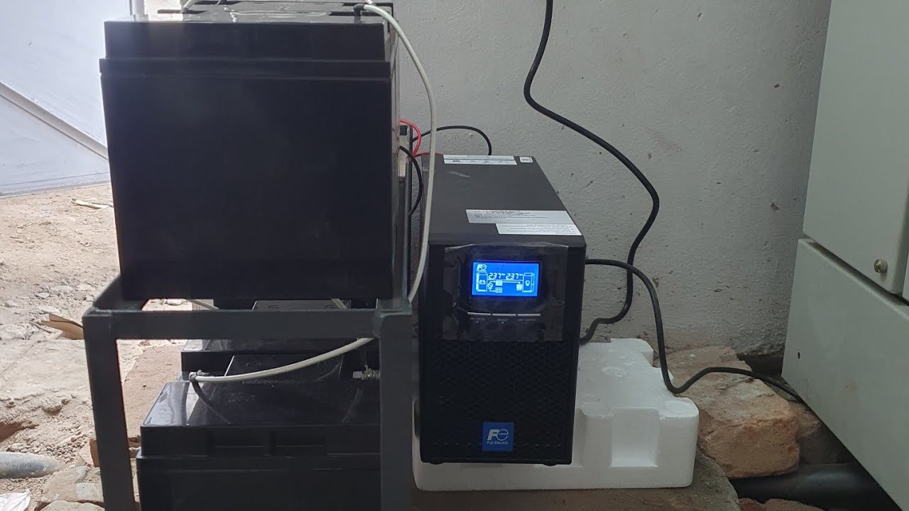new 3kva online ups installation..#ups - YouTube